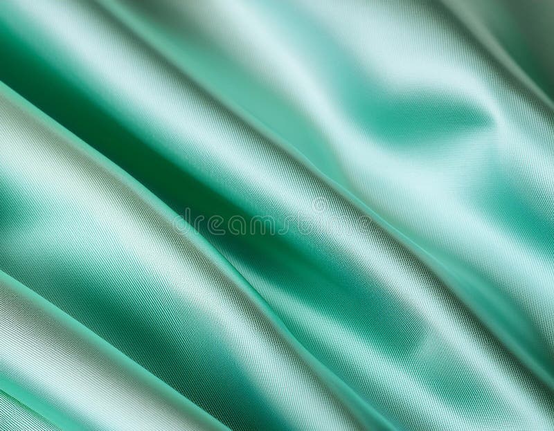 Pale Mint Green Silk Fabric Texture with a Smooth, Glossy Finish Stock ...