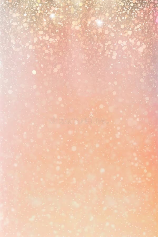 Pale Peach Pink Background Glitter Silhouettes Vertical Mobile Postcard ...