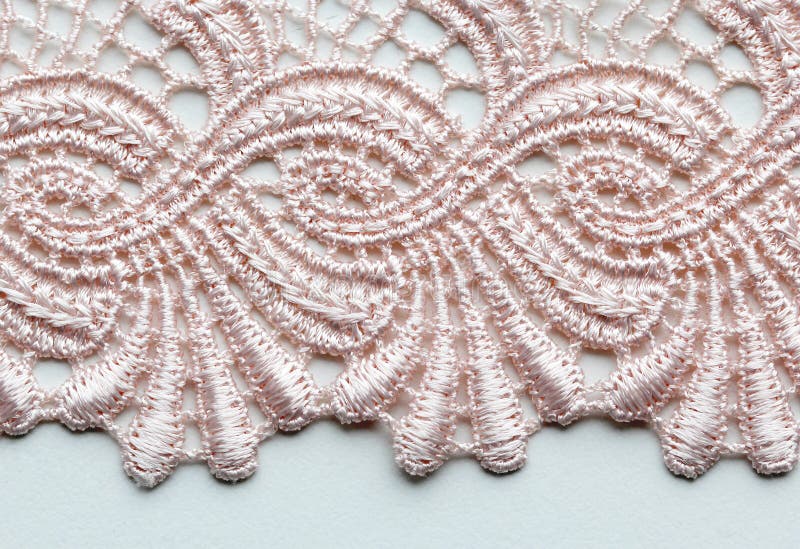 Pale Pink Flower Lace Material Texture Macro Shot Stock Image - Image ...