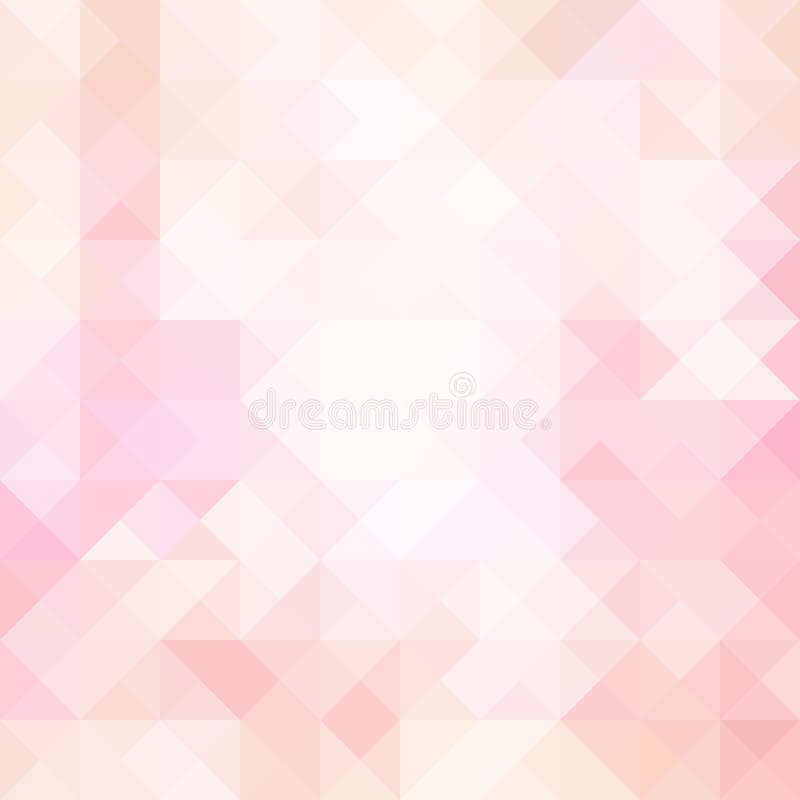 Pale Pink Geometric Triangle Background Stock Vector - Illustration of ...