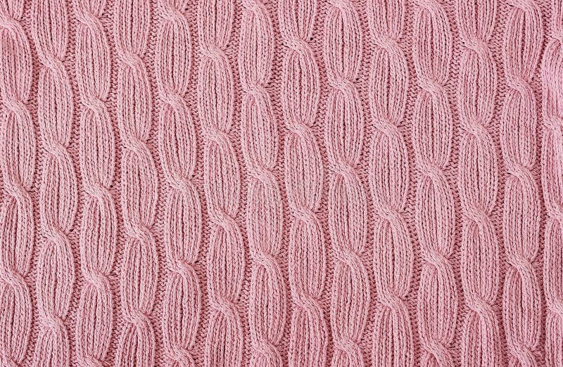 Pale Pink Knitting Wool Texture Background Stock Image - Image of ...