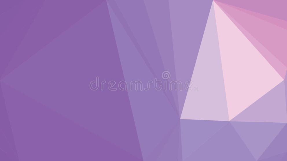 Pale Purple Abstract Triangle Low Poly Pattern with Same Tone Line Mesh ...