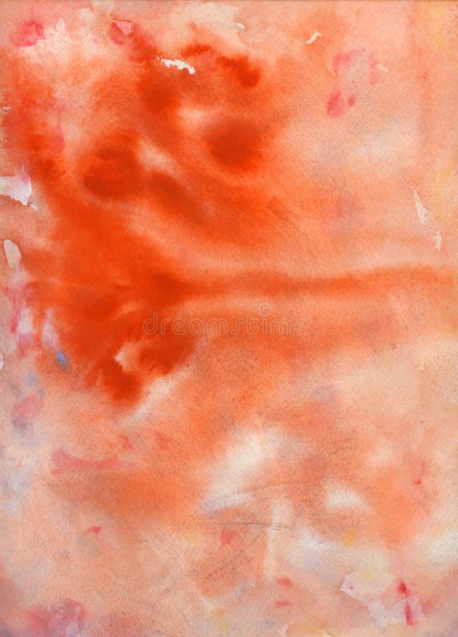 Pale Red Watercolor Background Stock Illustration - Illustration of ...