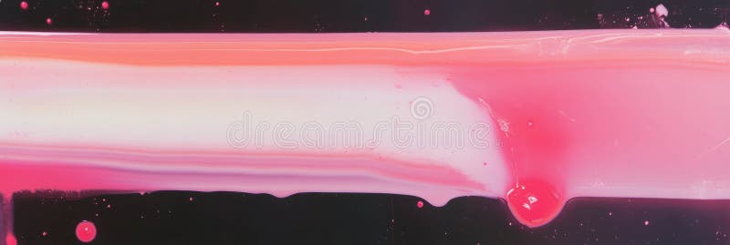 Pale Ruby Streaks of Paint Create an Artistic Flow on a Dark Surface ...