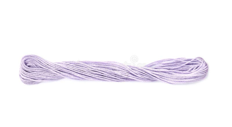 Pale Violet Embroidery Thread on White Background Stock Photo - Image ...