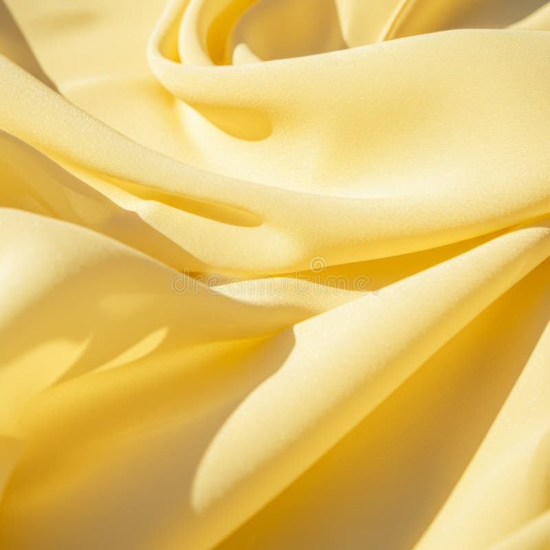 Pale Yellow Fabric Draped Texture Stock Illustration - Illustration of ...