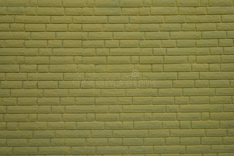 Pale Yellow Brick Veneer Wall Texture Stock Image - Image of block ...