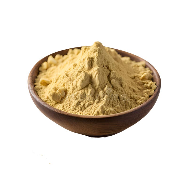 Pale Yellow Perfection, the Story of Ginger Powder Stock Illustration ...