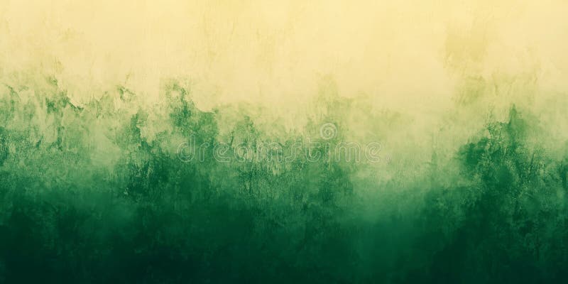 Pale Yellow To Forest Green Grainy Gradient Abstract Background with a ...