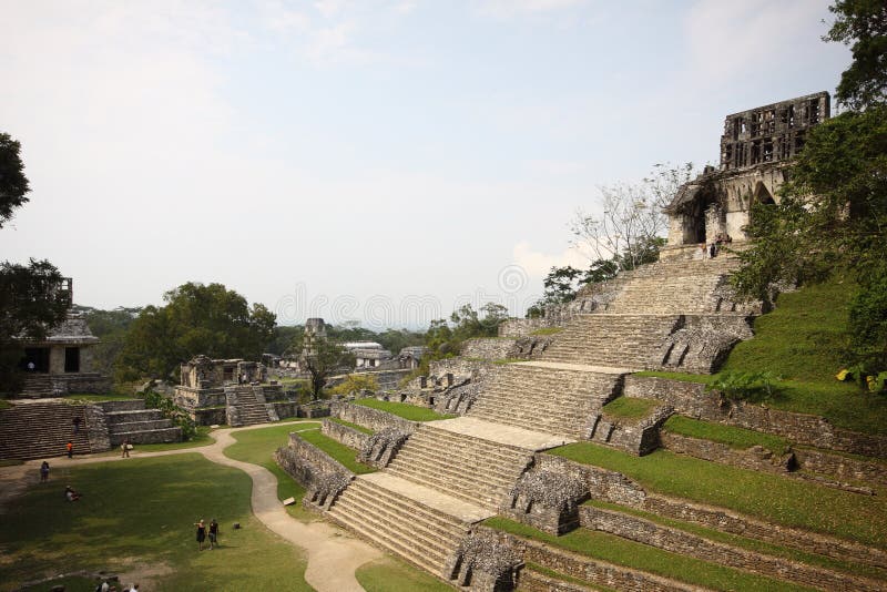 Palenque stock photo. Image of chiapas, pyramid, maya - 19320268