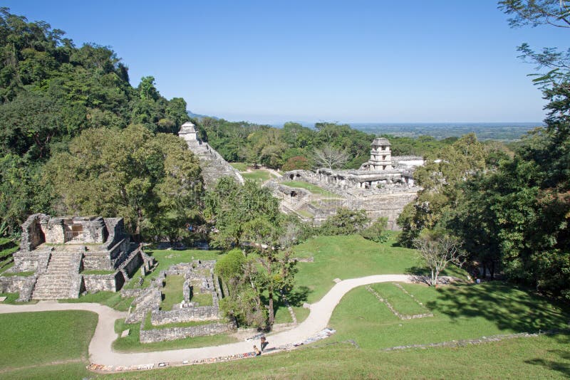 Palenque, Mexico stock photo. Image of american, landmark - 35775668