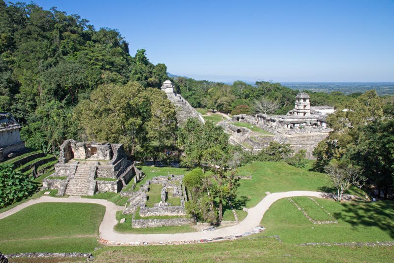 Palenque, Mexico stock photo. Image of landscape, observatory - 35775962