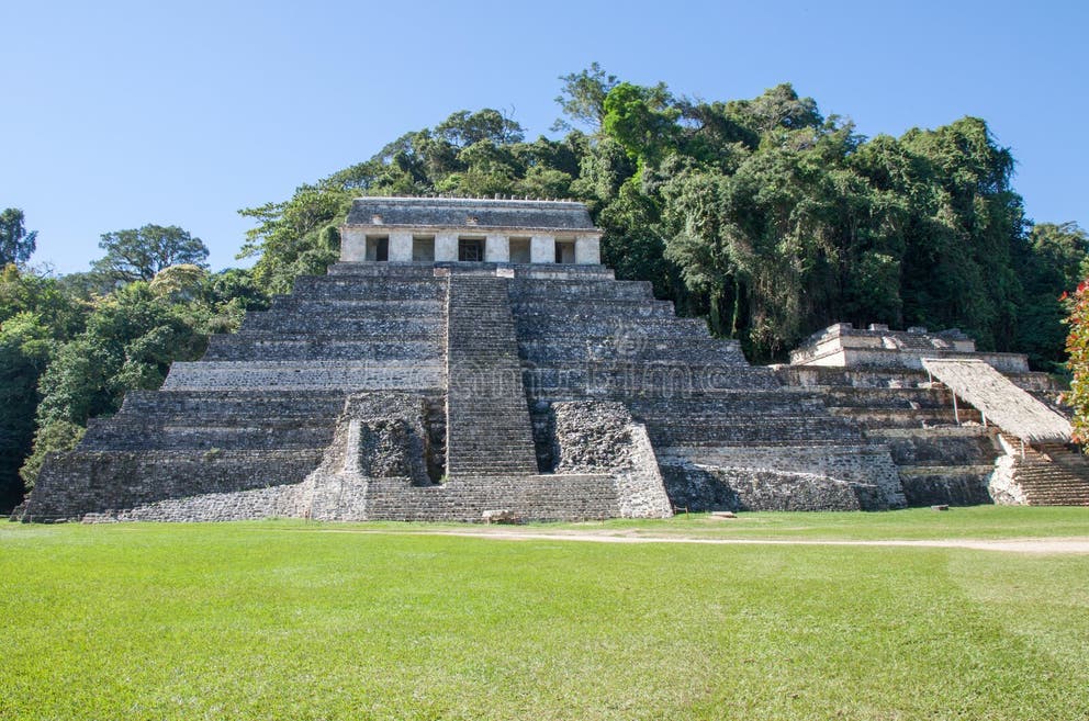 Palenque, Mexiko stockfoto. Bild von symbol, archäologisch - 35775038