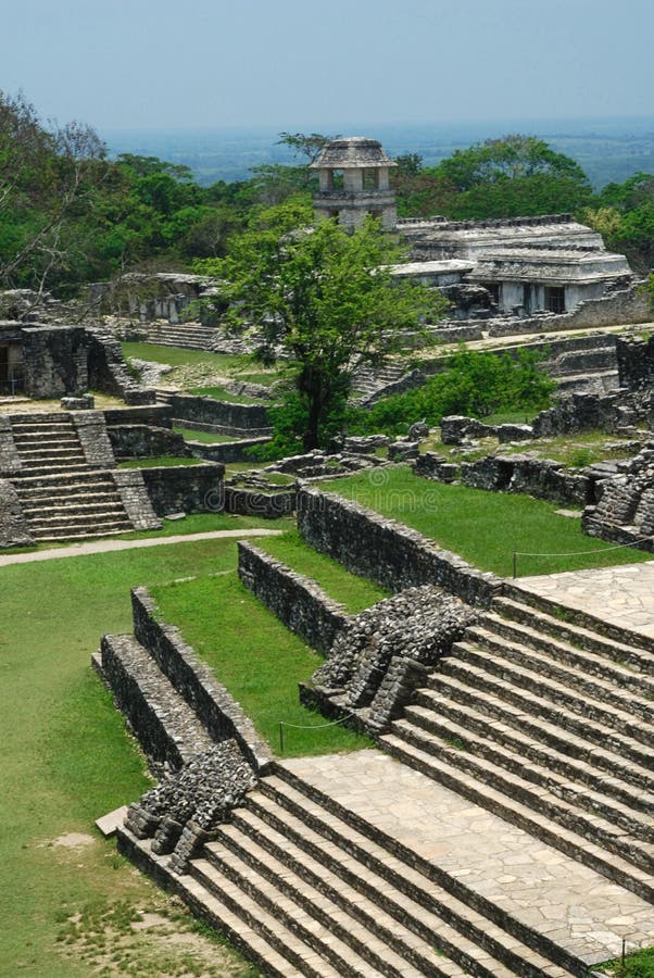 Palenque Ruins stock photo. Image of ruins, maya, society - 5836798