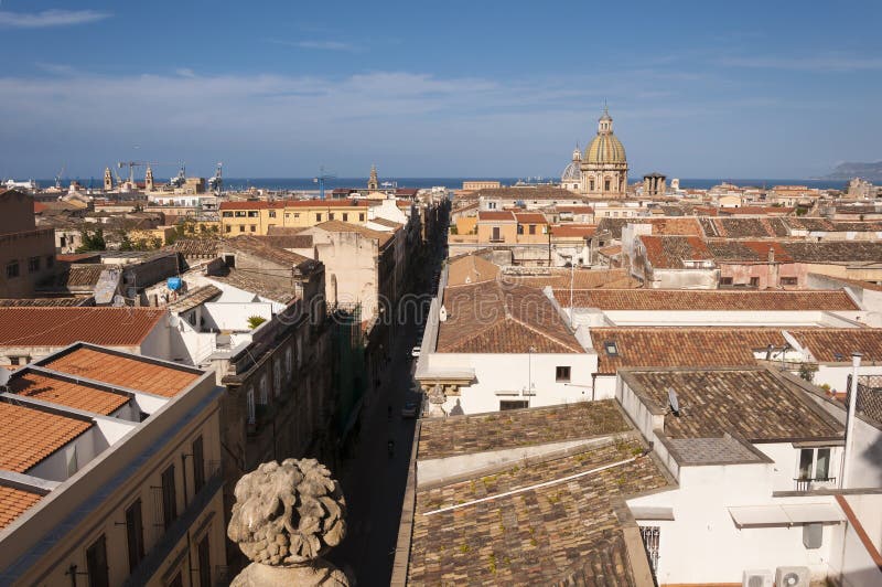 Palermo Centre Landscape stock photo. Image of centre - 94020718