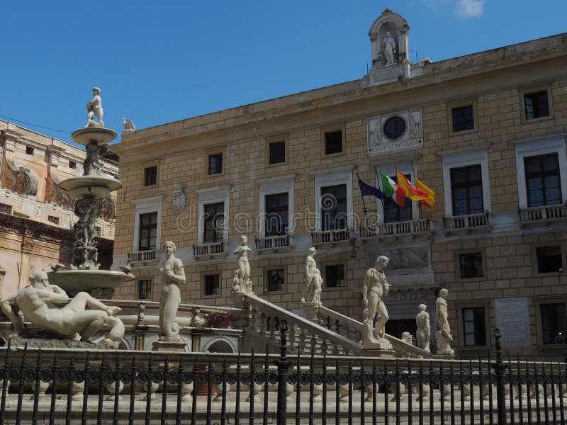 Palermo stock image. Image of dome, monument, sicily - 62896477