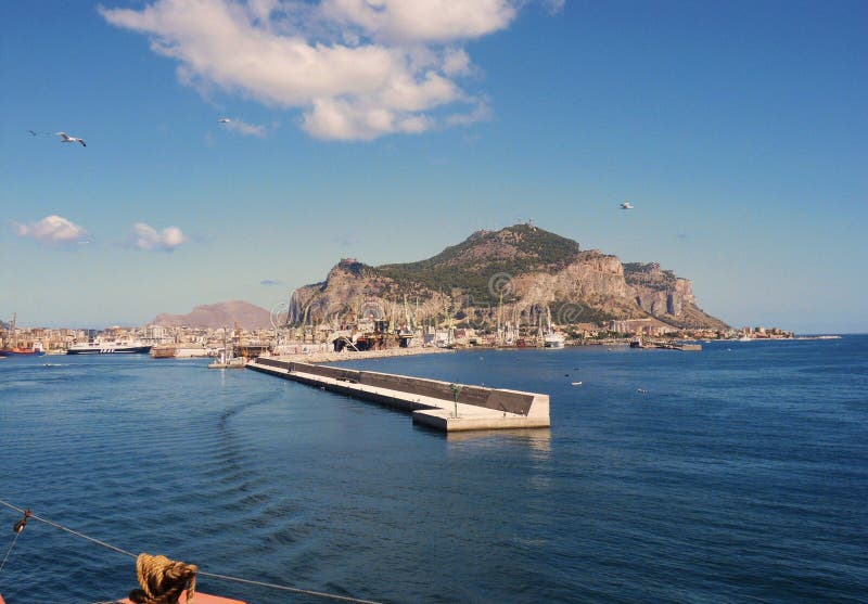 Palermo - port coast editorial photo. Image of boat, port - 93009741