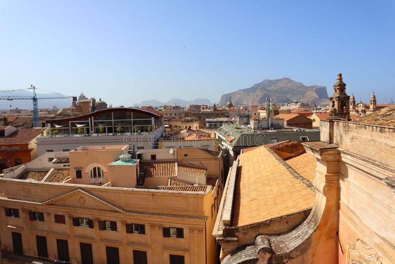 Palermo, Sicily Italy: Panoramic View of Palermo Editorial Stock Photo ...