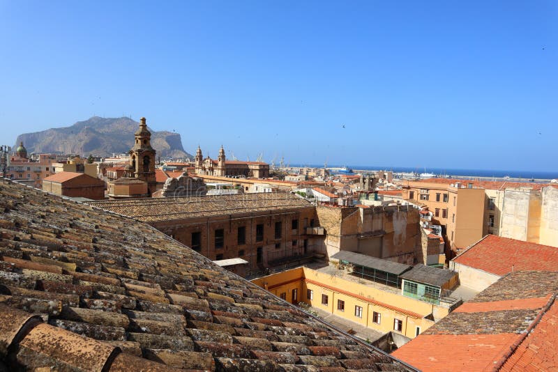 Palermo, Sicily Italy: Panoramic View of Palermo Editorial Photography ...