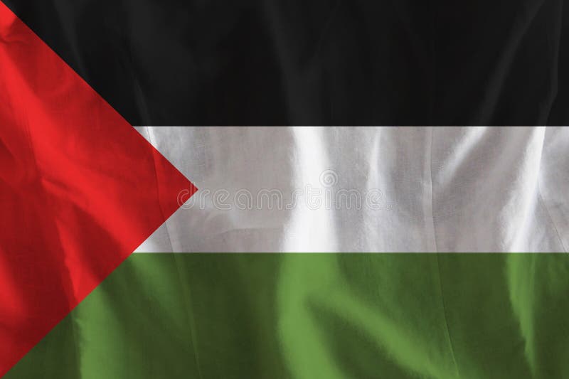 Palestine Flag with Texture Stock Image - Image of symbol, wave: 392113451