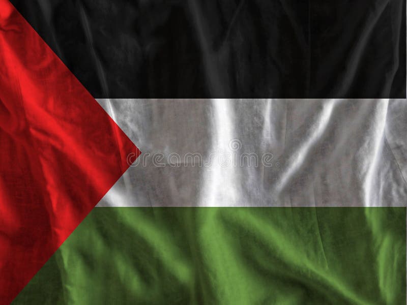 Palestine Flag with Texture Stock Image - Image of freedom, palestine ...