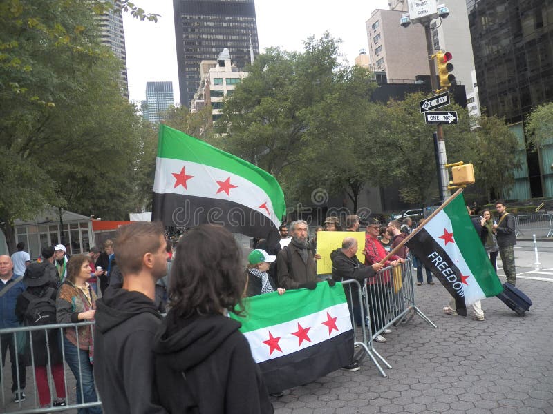 Pro Palestine Protest in NYC Editorial Photo - Image of people, women ...