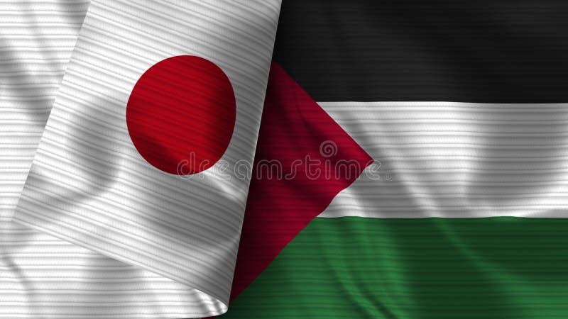 Palestine and Japan stock illustration. Illustration of palestine ...