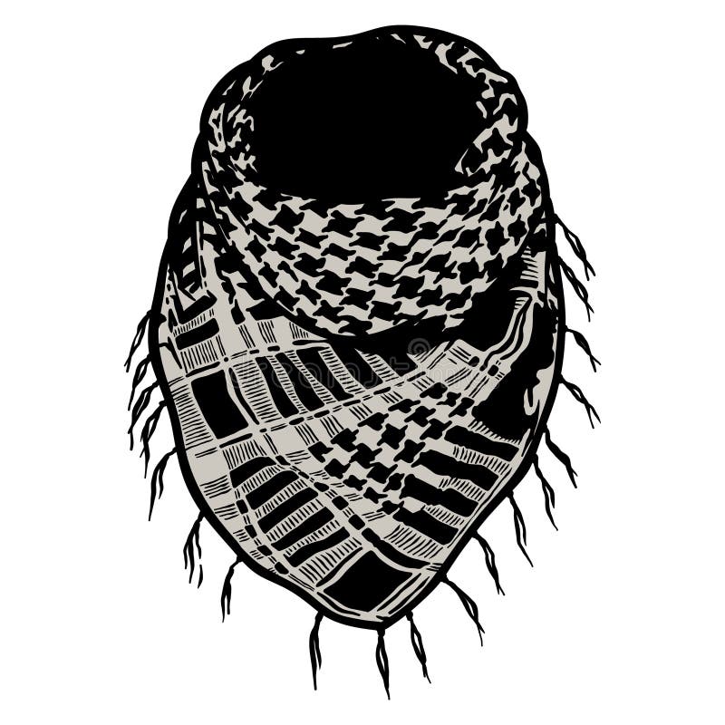 Palestine Keffiyeh Stock Illustrations – 89 Palestine Keffiyeh Stock ...