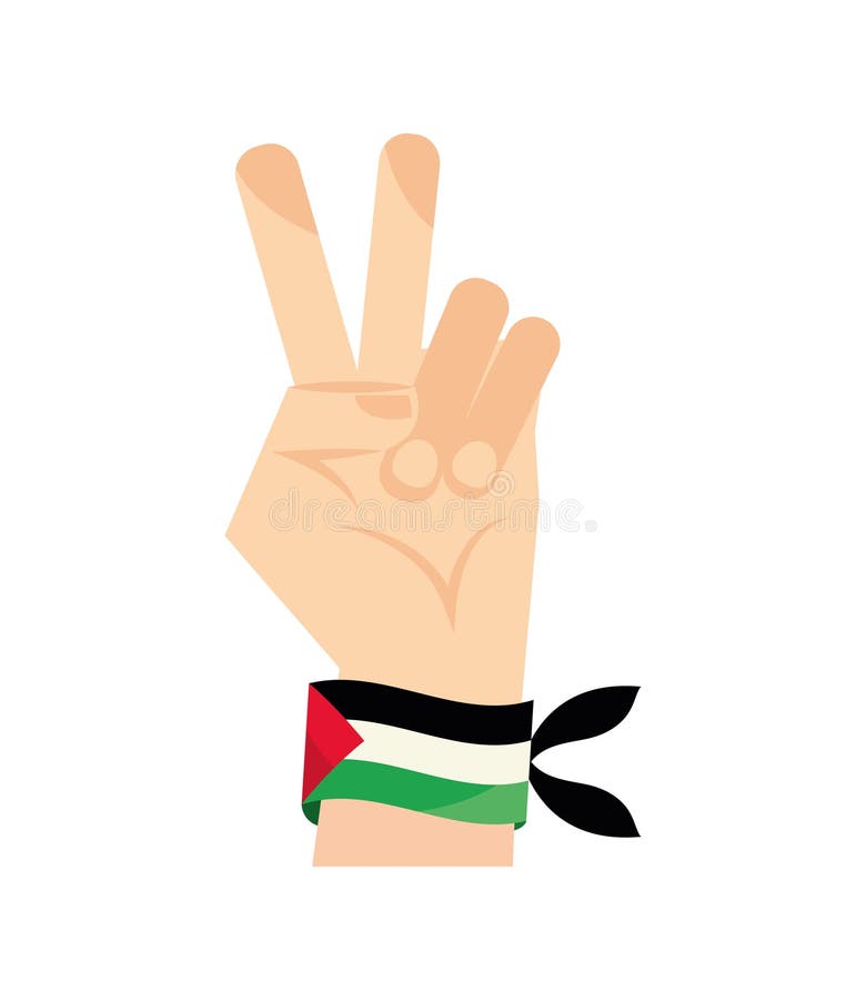 Palestine Peace Dove Flag No War Stock Illustration - Illustration of ...