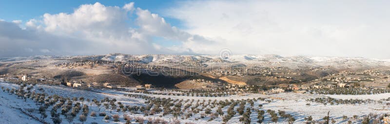 Palestine in winter stock photo. Image of history, land - 33423540