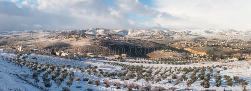 Palestine in winter stock image. Image of conflict, cultivated - 33423613