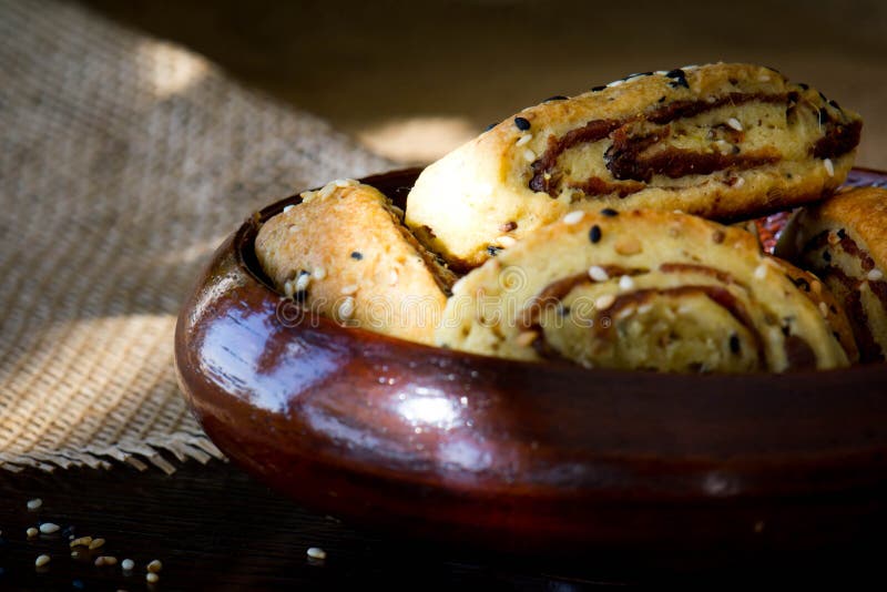 Palestinian Cookie with Dates Called Makrota Stock Photo - Image of ...