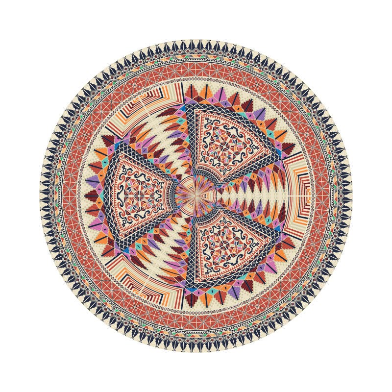 Traditional Palestinian Embroidery Pattern 5 Stock Vector ...