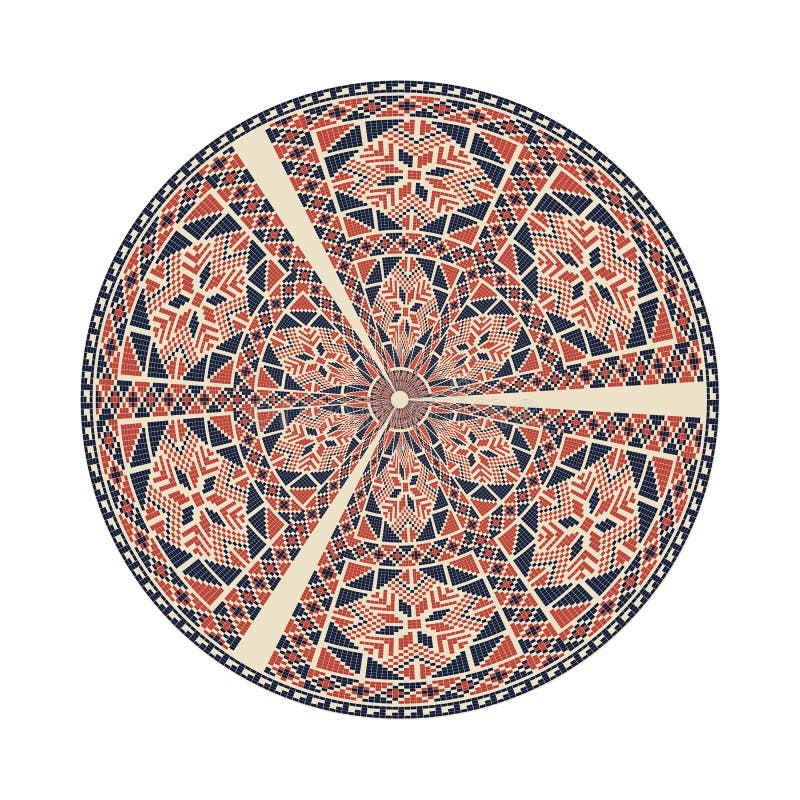 Palestinian Embroidery Pattern Stock Vector - Illustration of culture ...