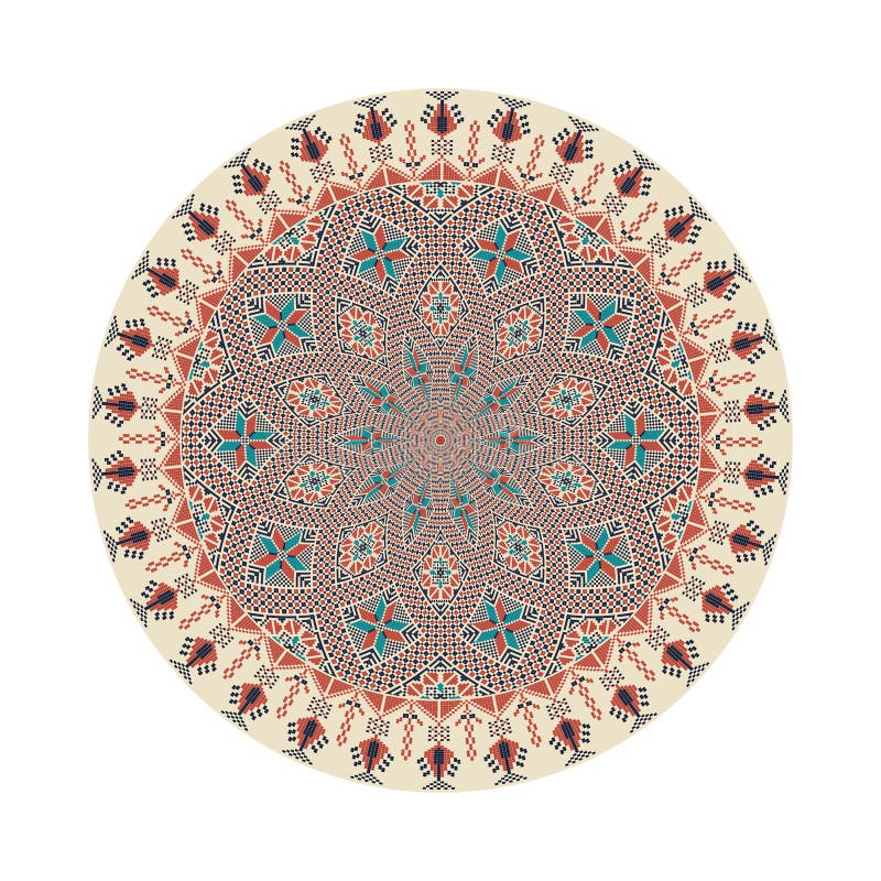 Palestinian design element stock vector. Illustration of floral - 153369242