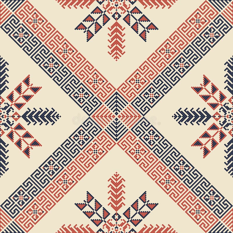 Palestinian Embroidery Pattern Stock Vector - Illustration of palestine ...