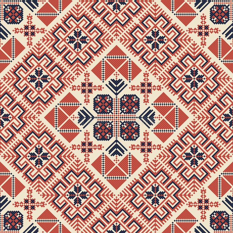 Palestinian Embroidery Pattern Stock Vector - Illustration of jordan ...