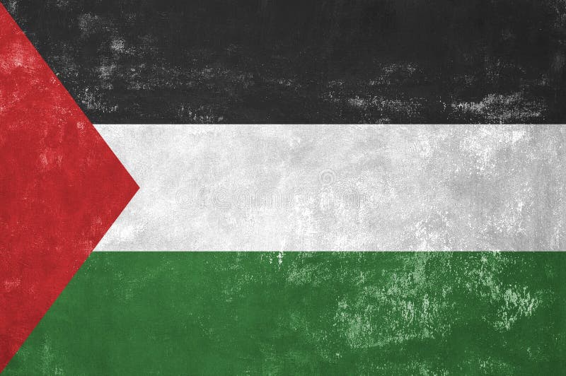 Palestinian Flag stock image. Image of material, damaged - 87803989