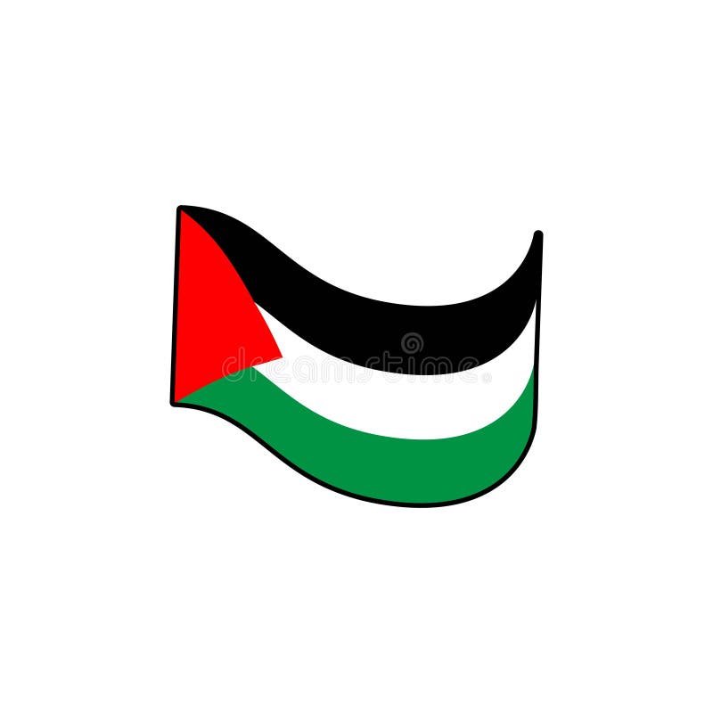 Palestinian Flag Vector Design Template Illustration Stock Vector ...