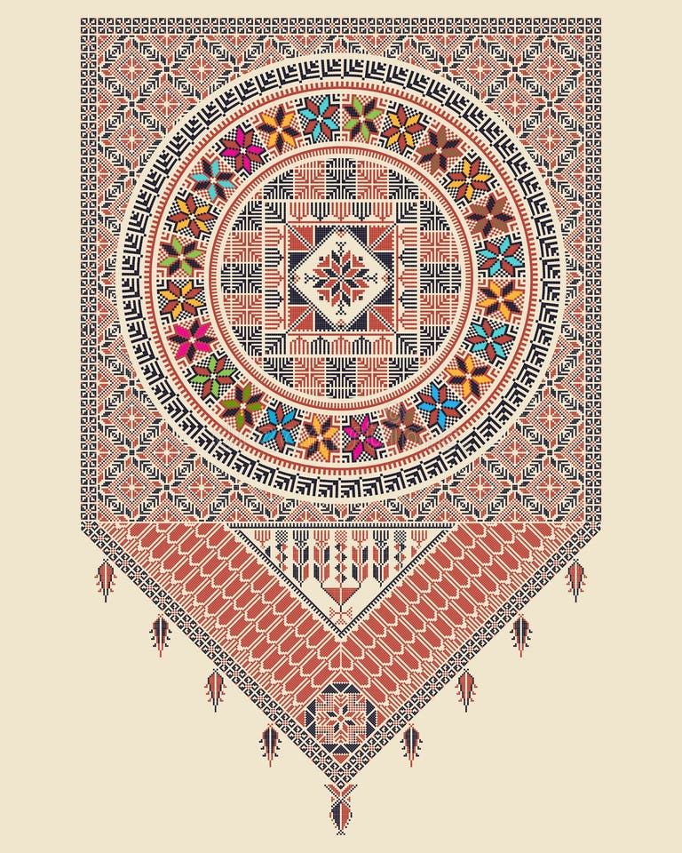 Palestinian Embroidery Stock Illustrations – 1,336 Palestinian ...