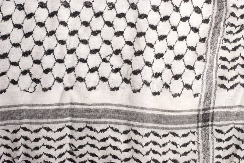 Palestinian scarf stock image. Image of pattern, decoration - 25615743
