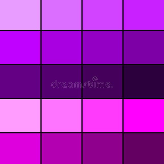 Paleta de cores roxa ilustração stock. Ilustração de paleta - 85272477