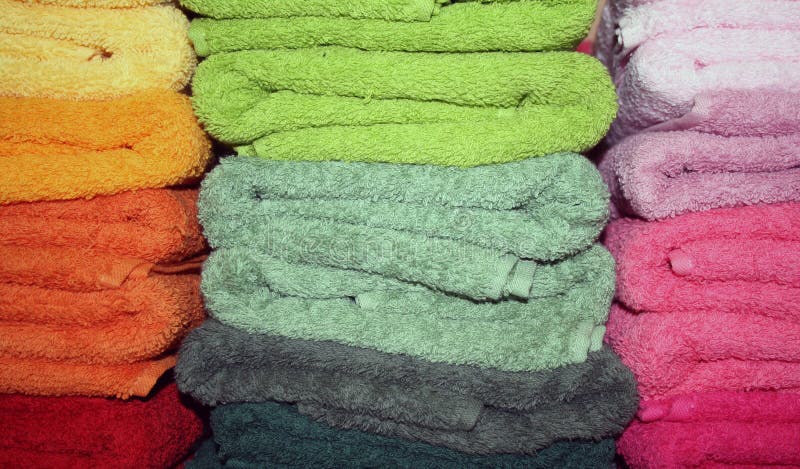 Color stock image. Image of blue, wash, yellow, towel - 29951559