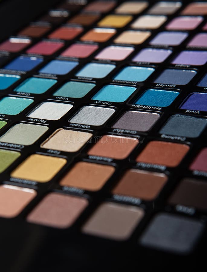 Palette of colours stock image. Image of woman, collection - 54268197