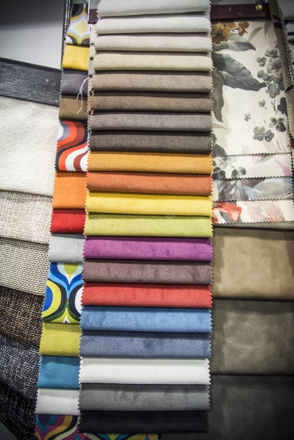 A Palette of Different Material Designs Stock Image - Image of colorful ...