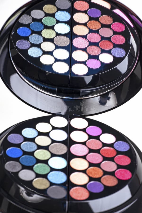 Palette of eye shadows stock photo. Image of paint, shadows - 168096078