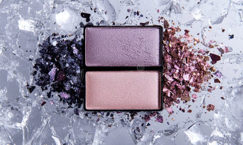 A Palette Featuring Two Shades: Light Lavender, Dusty Pink Decorated ...