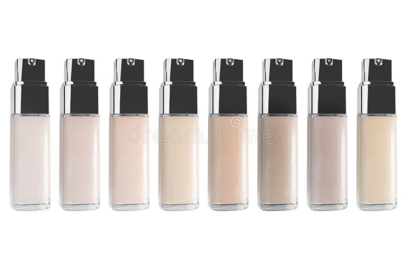 Palette of foundation stock photo. Image of cream, dark - 149355950