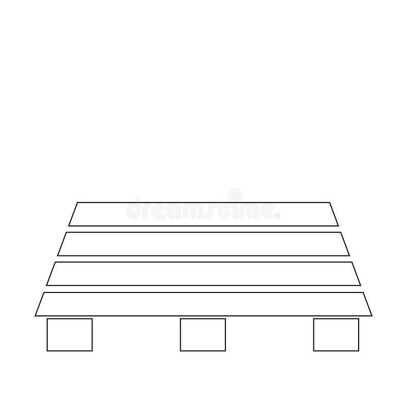 Palette icon vector stock illustration. Illustration of crate - 267717191