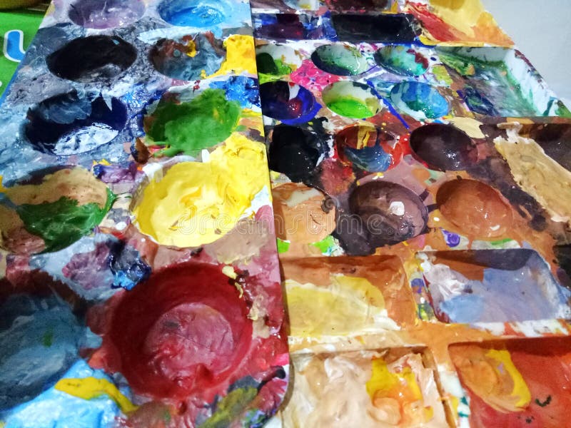 Palette stock photo. Image of painting, palette, paint - 126251764